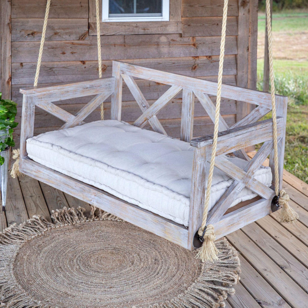 Farmhouse Daybed Porch Swing